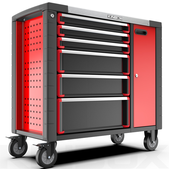 6 Drawer Customized Multipurpose Tool Box with Wheels - Buy Customized ...